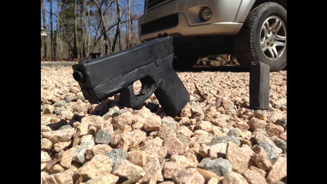 Make a Cardboard Glock With Working Parts : 9 Steps - Instructables