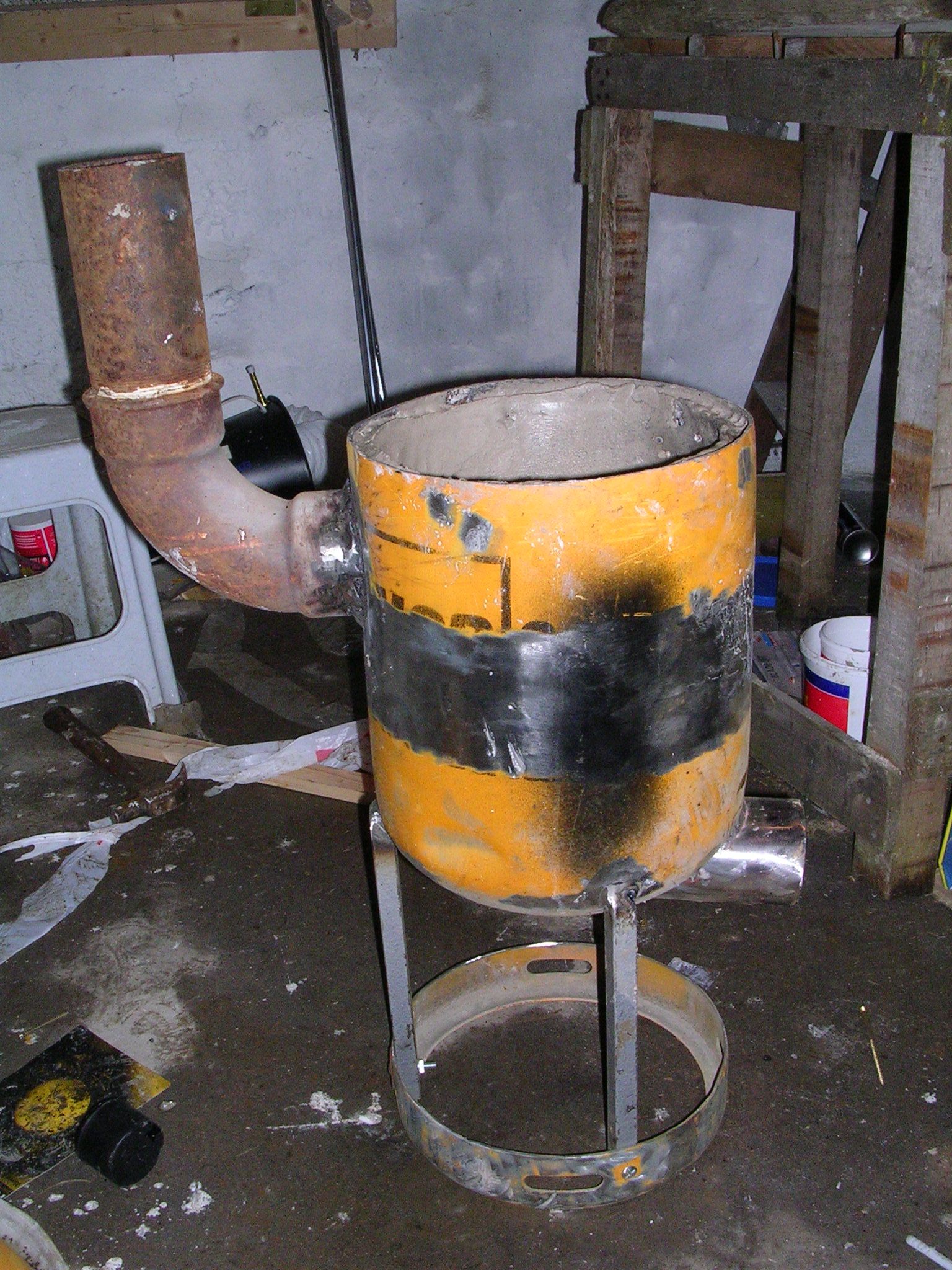 DIY Wood Burner Pot Belly Stove. Made From a Gas Tank : 12 Steps (with ...