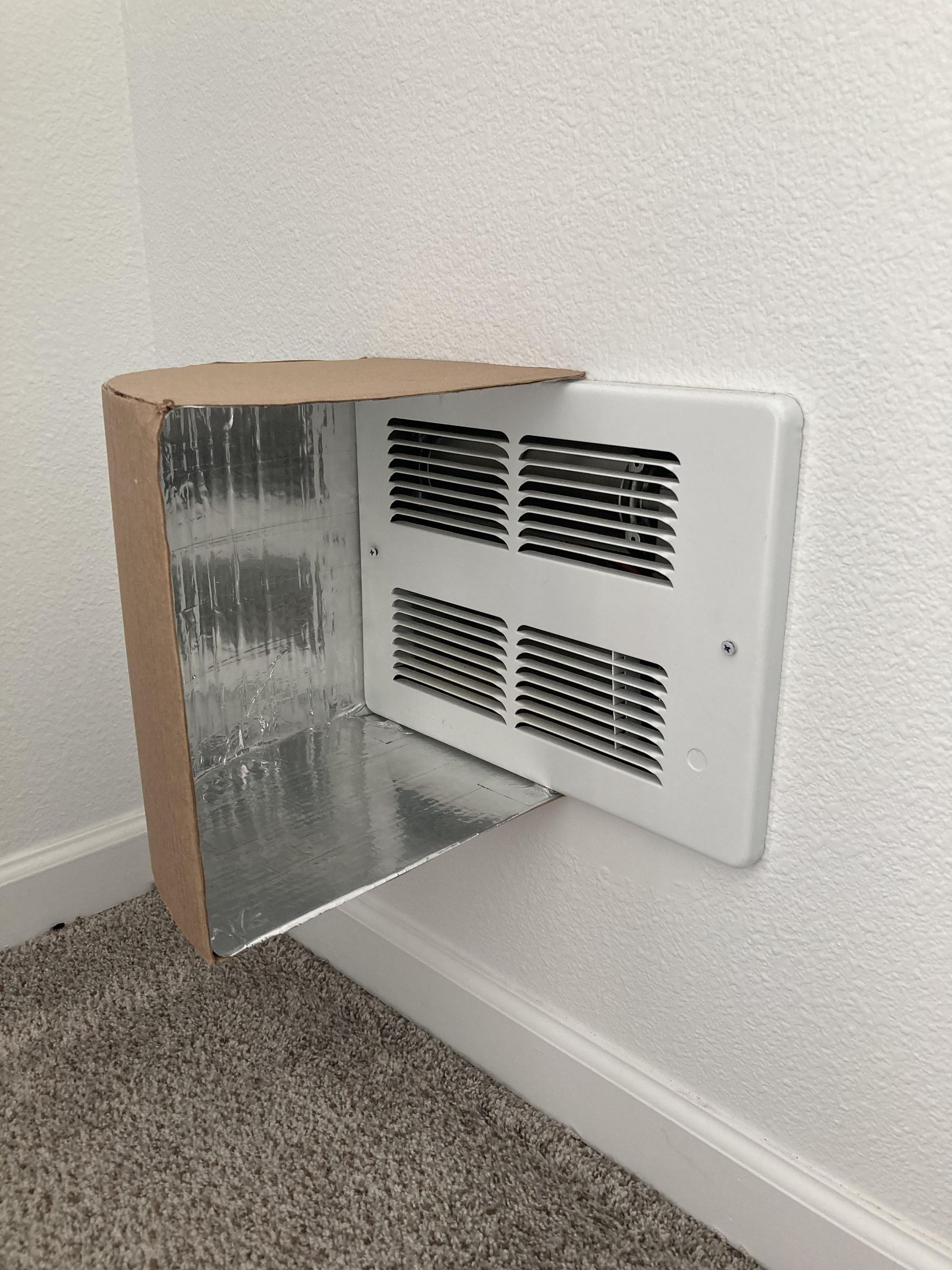 Cardboard Heater/AC Vent Airflow Deflector - Instructables