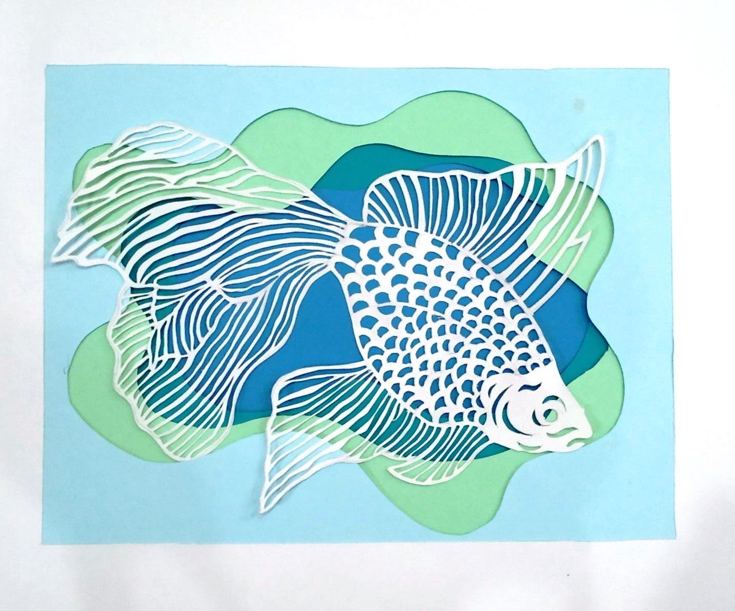 PaperCut- Fish : 3 Steps (with Pictures) - Instructables