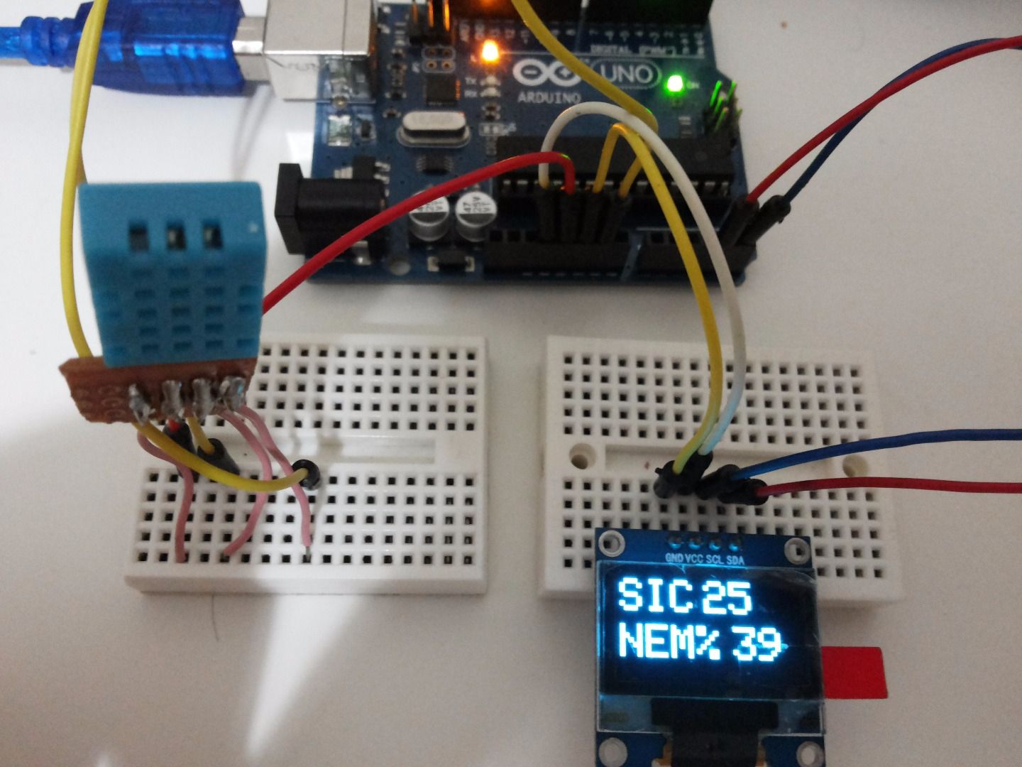 The First Usage of 0.96" I2C OLED Display With Arduino UNO : 7 Steps ...