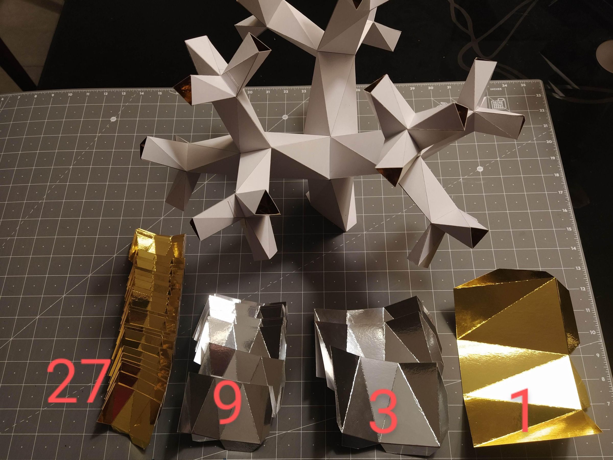 Paper Fractal Tree With Glowing Tips : 8 Steps (with Pictures ...