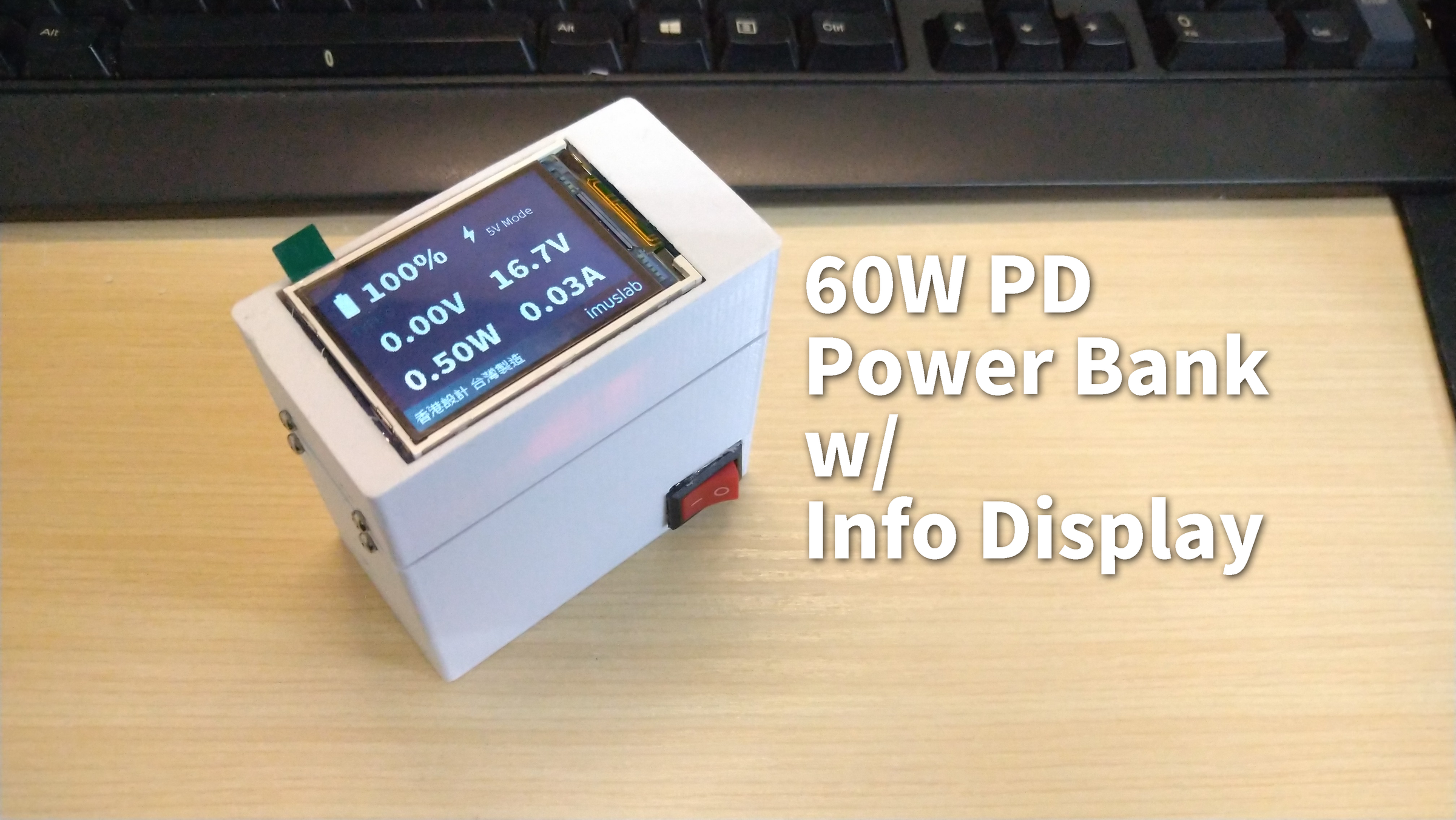 DIY 60W PD Power Bank With Arduino Real Time Battery Info Display : 9 ...