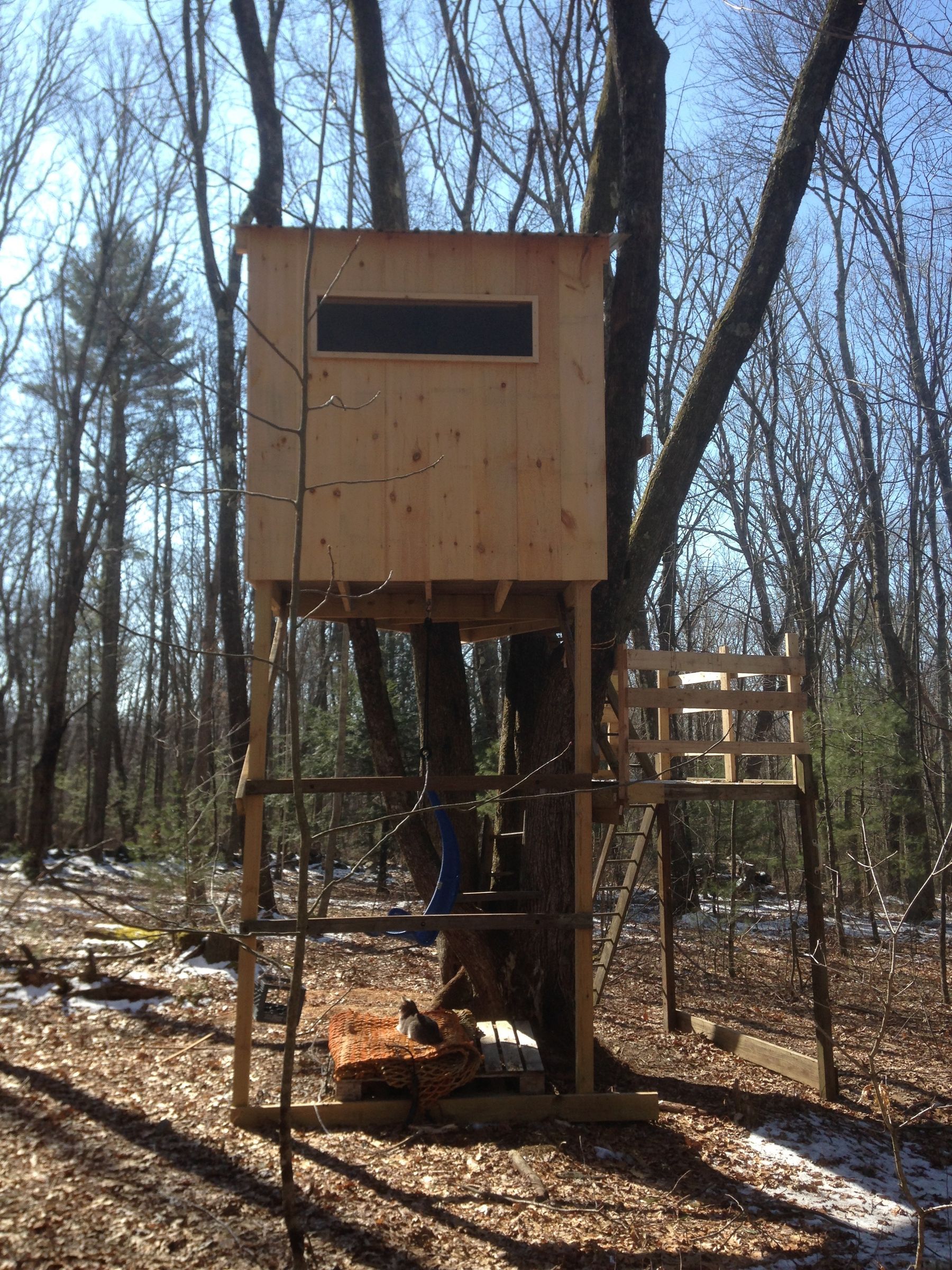 Multi Level Tree House From Recycled Materials : 10 Steps (with ...