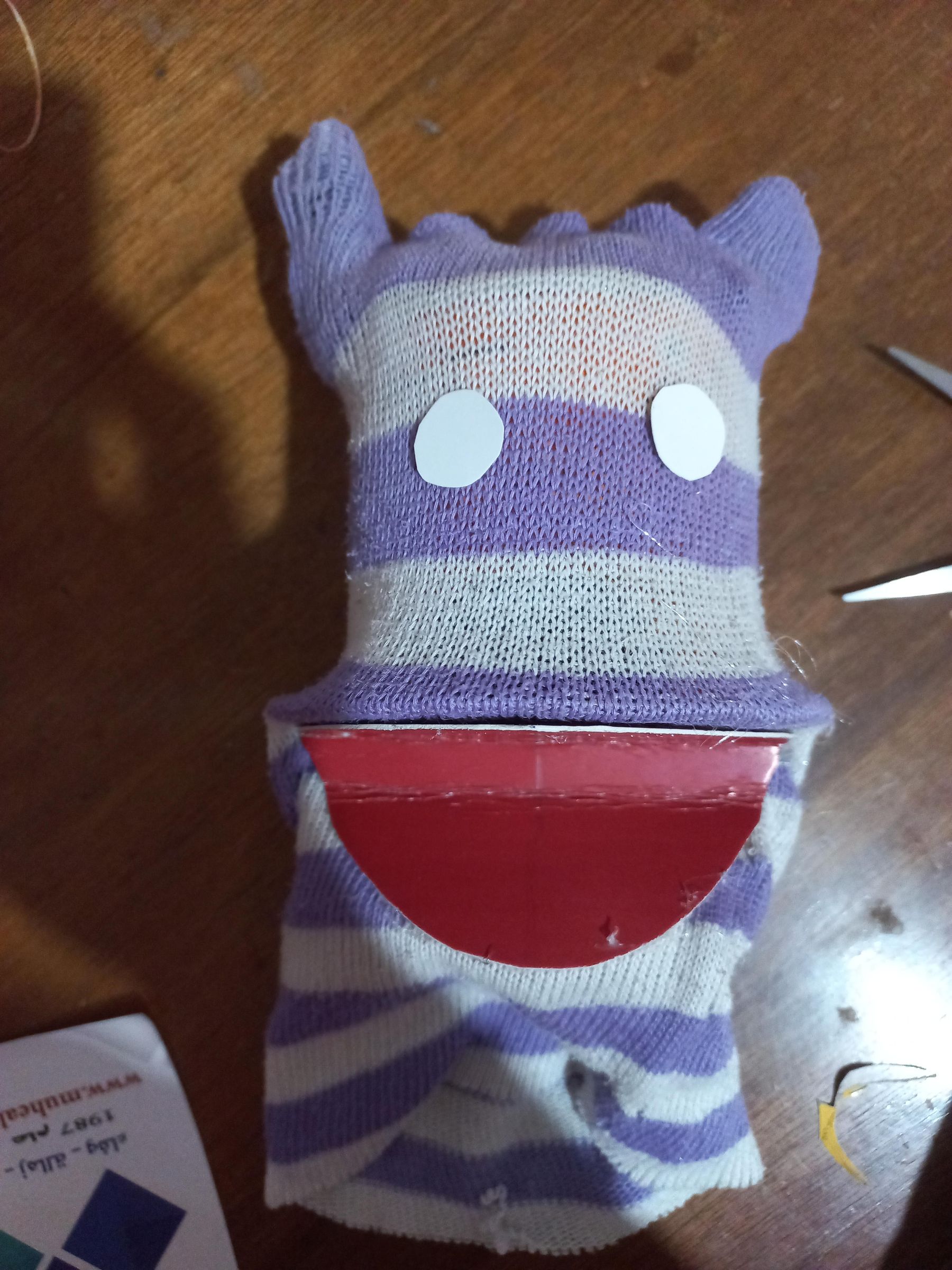 No-sew Sock Puppet With Recycled Martials : 12 Steps (with Pictures ...