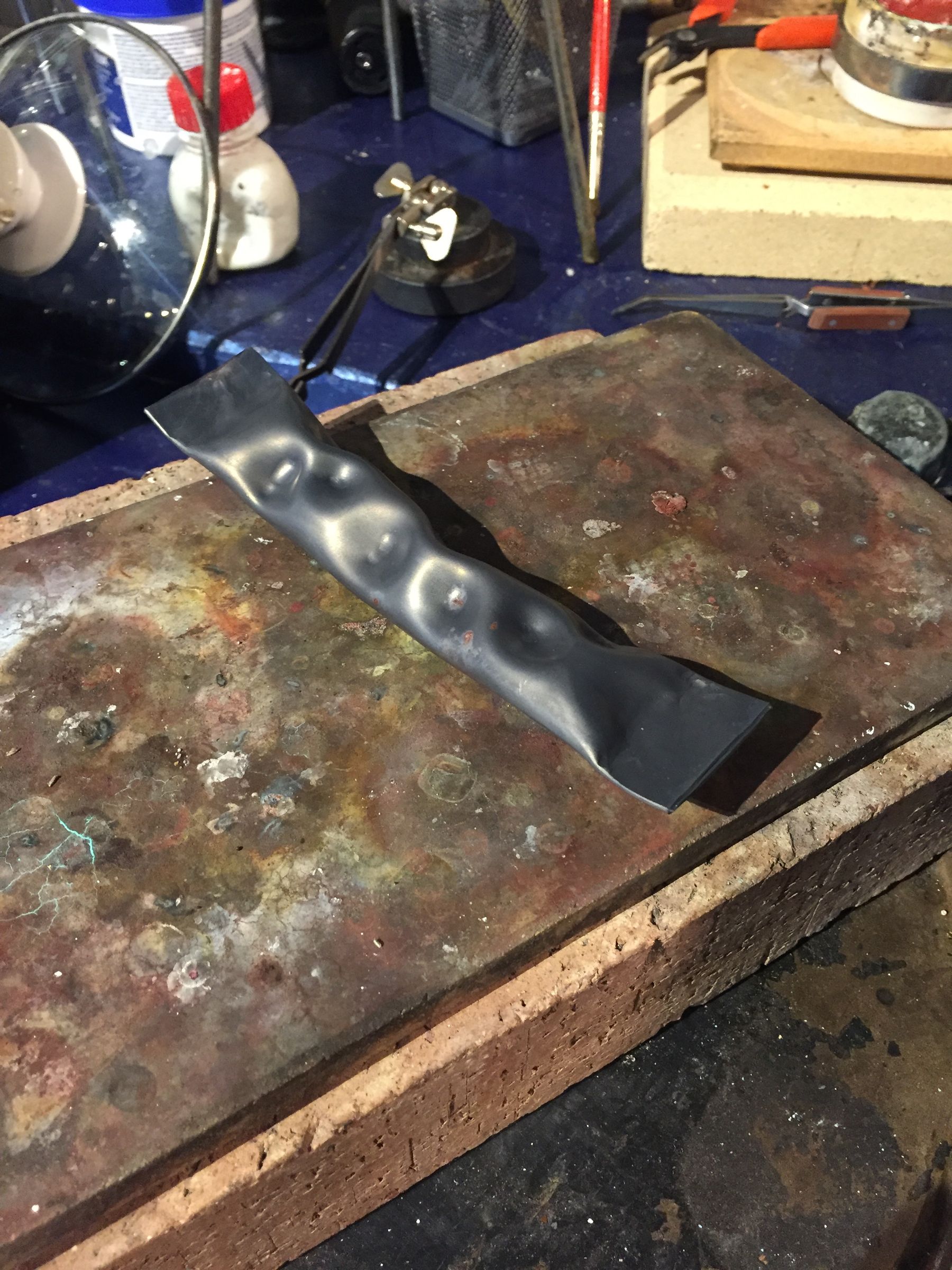 Forged Repurposed Copper Pipe Cuff : 6 Steps (with Pictures ...