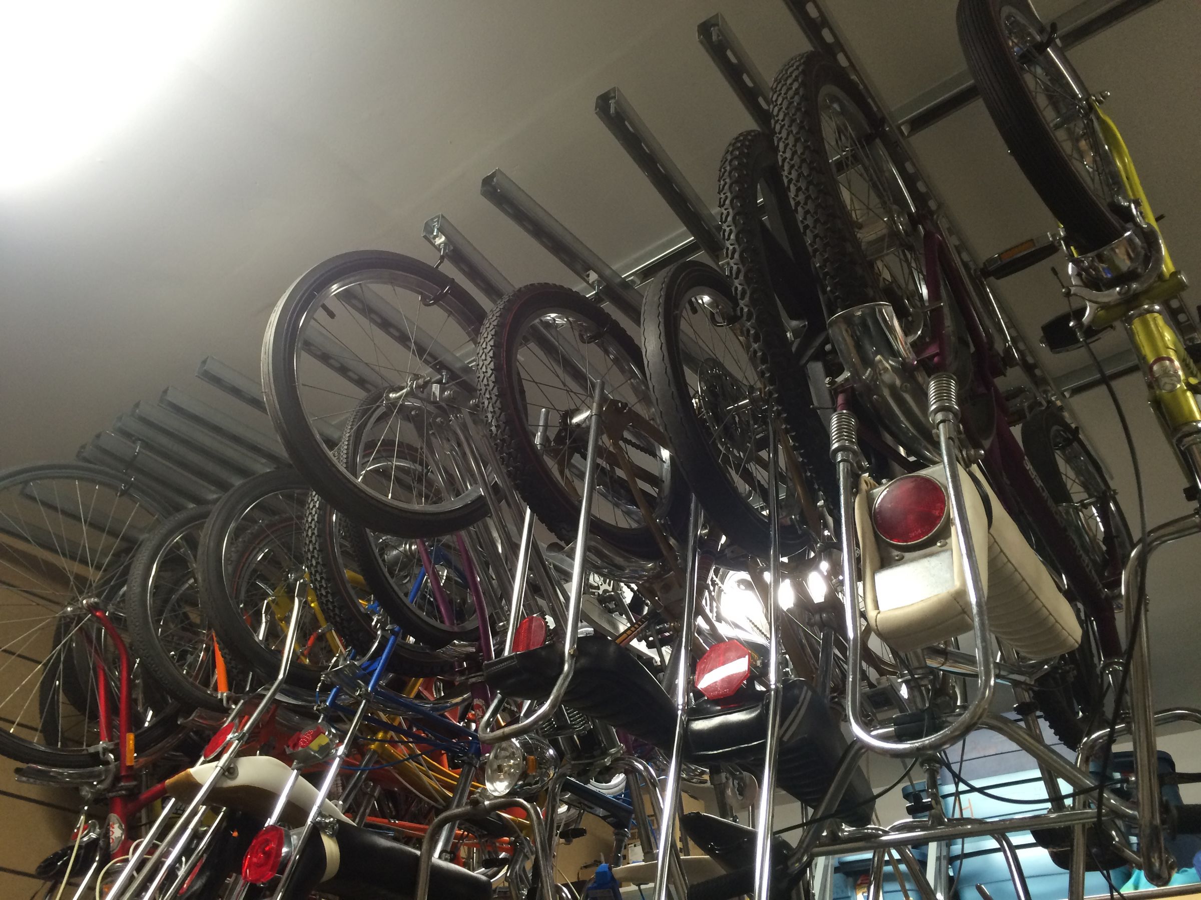 Overhead Garage Bicycle Storage System : 3 Steps (with Pictures ...