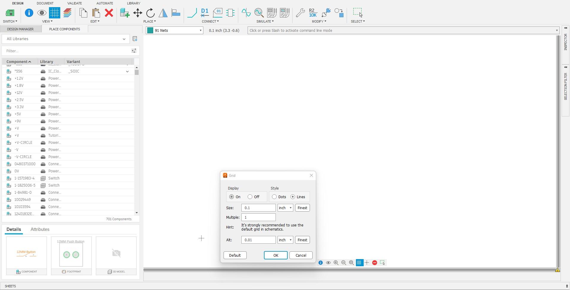 How to Design a Button Box Housing With Schematic and PCB : 7 Steps ...