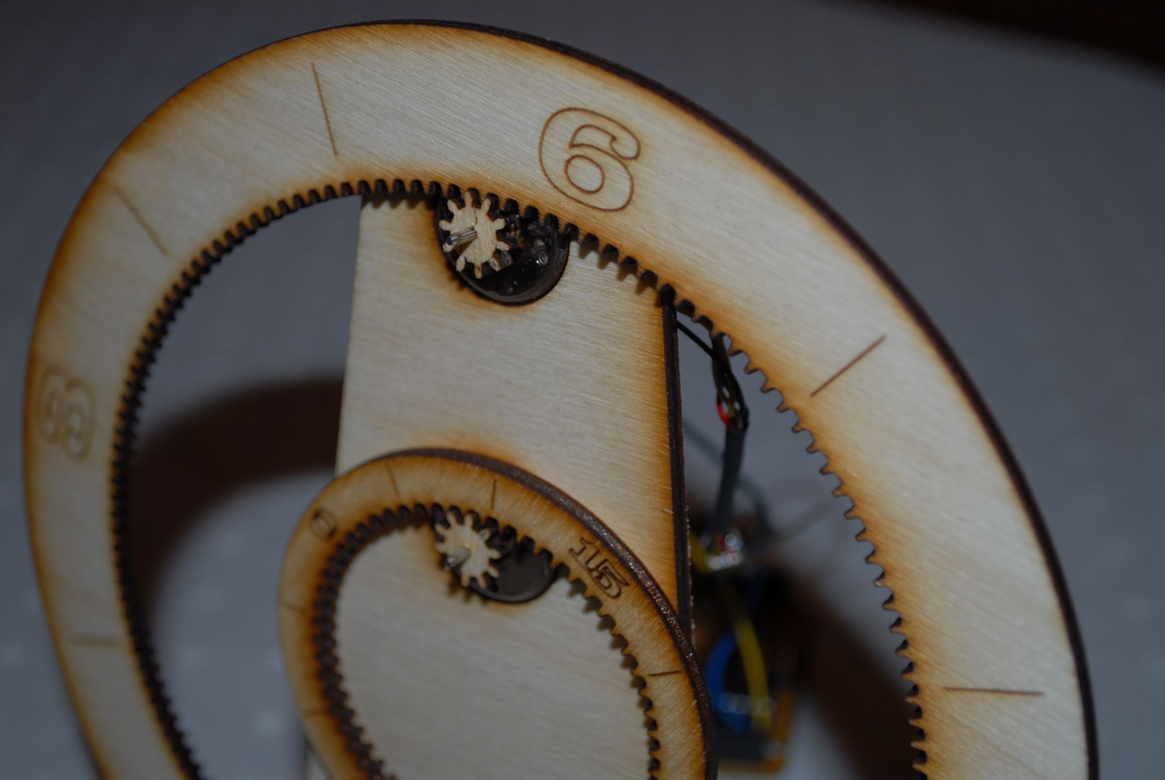 Laser Cut Gear Clock - With ChronoDot! : 8 Steps (with Pictures ...