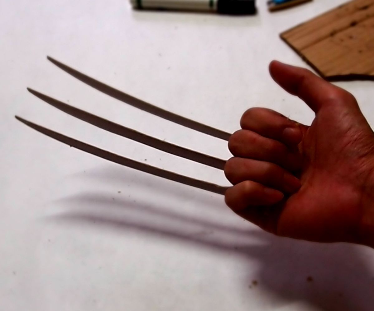 Easy Cardboard Wolverine Claws - Instructables
