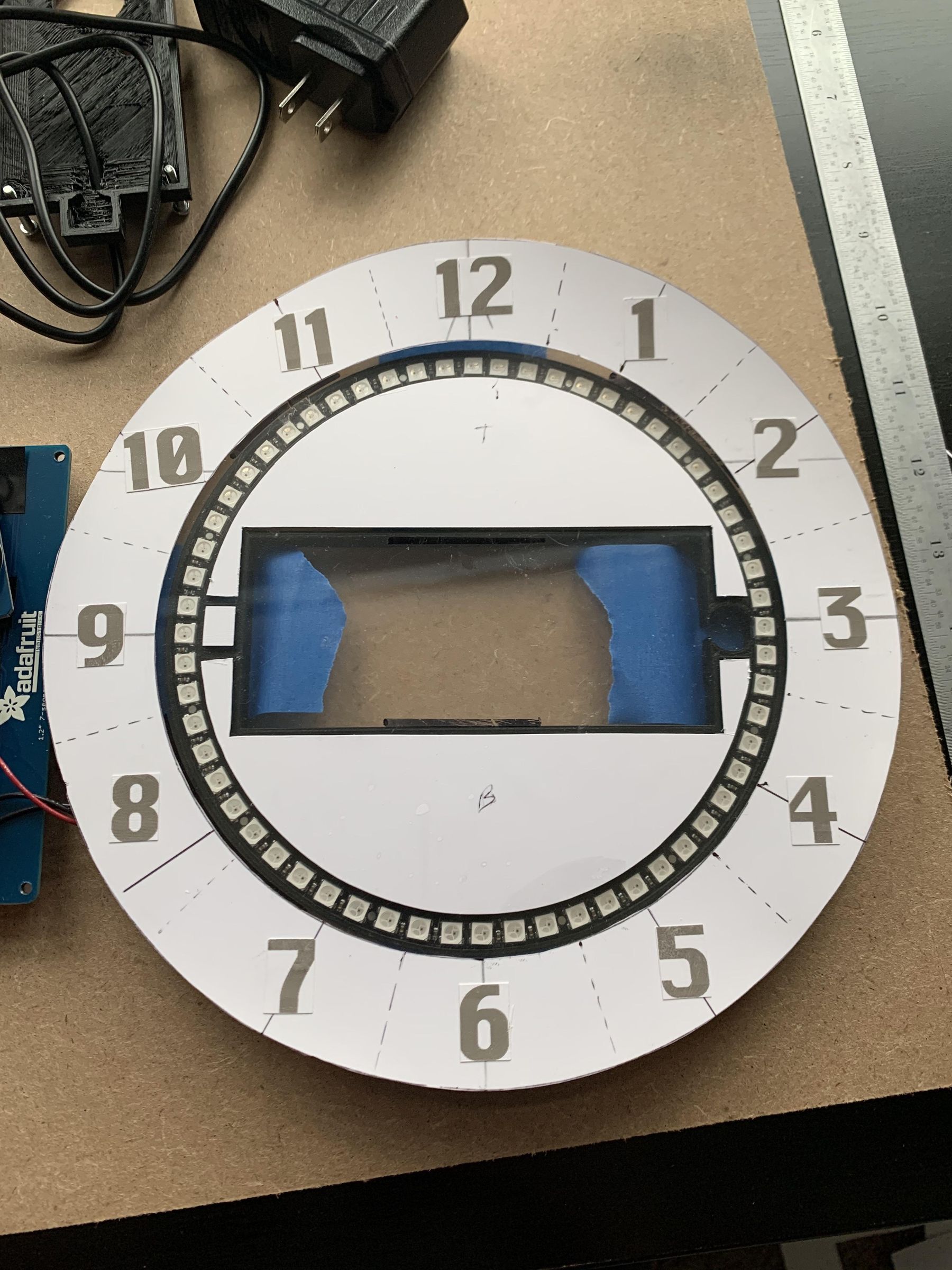 7-Segment NeoPixel Clock With Countdown Timer : 8 Steps (with Pictures ...