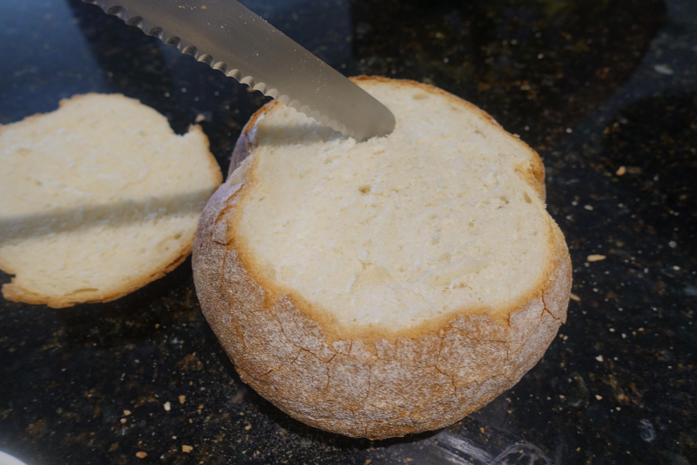 Warm Spinach Dip Cobb Loaf : 6 Steps (with Pictures) - Instructables