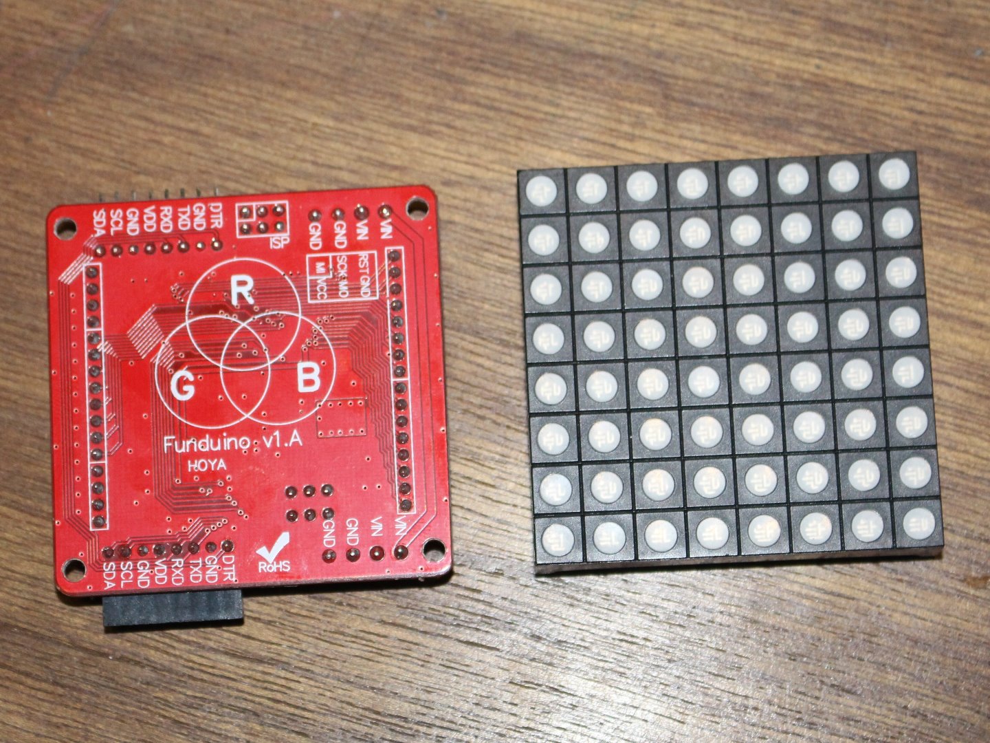 Large Funduino (colorduino) 8 * 8 Full Colour LED Display Running “plasma” : 5 Steps (with ...