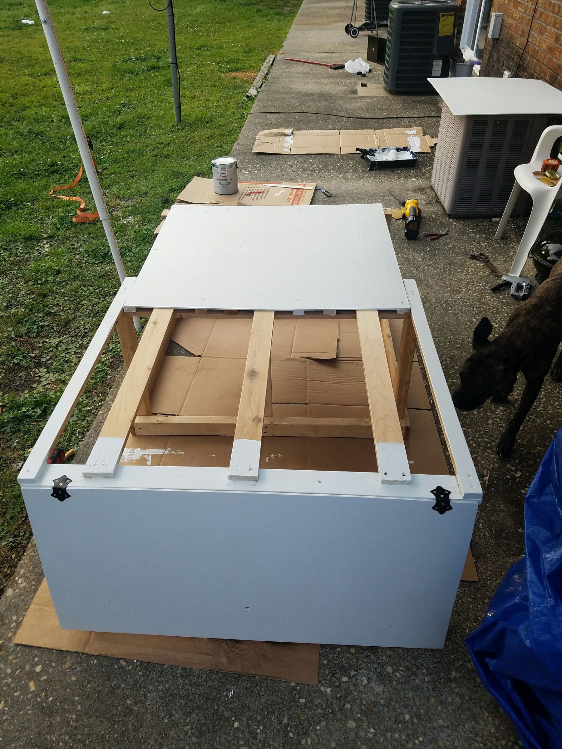 DIY 4X8 Micro-Tiny House Camper on Harbor Freight Trailer : 17 Steps ...