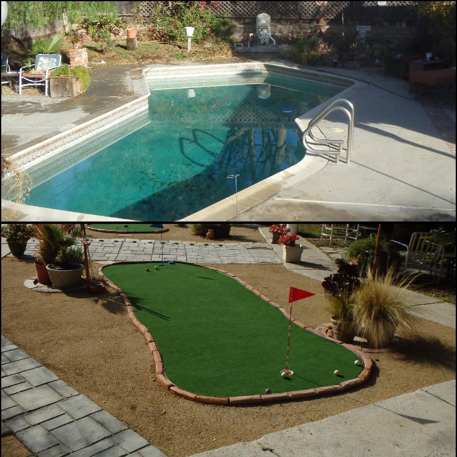 Convert Swimming Pool to Putting Green : 12 Steps (with Pictures ...