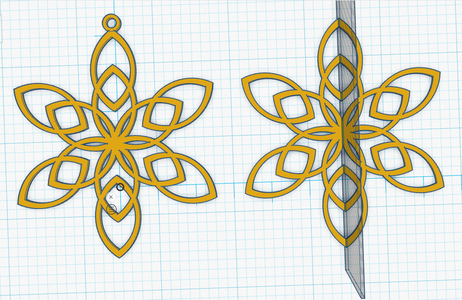 How to Make a 3D Printed 6 Pointed Snowflake : 8 Steps (with Pictures ...