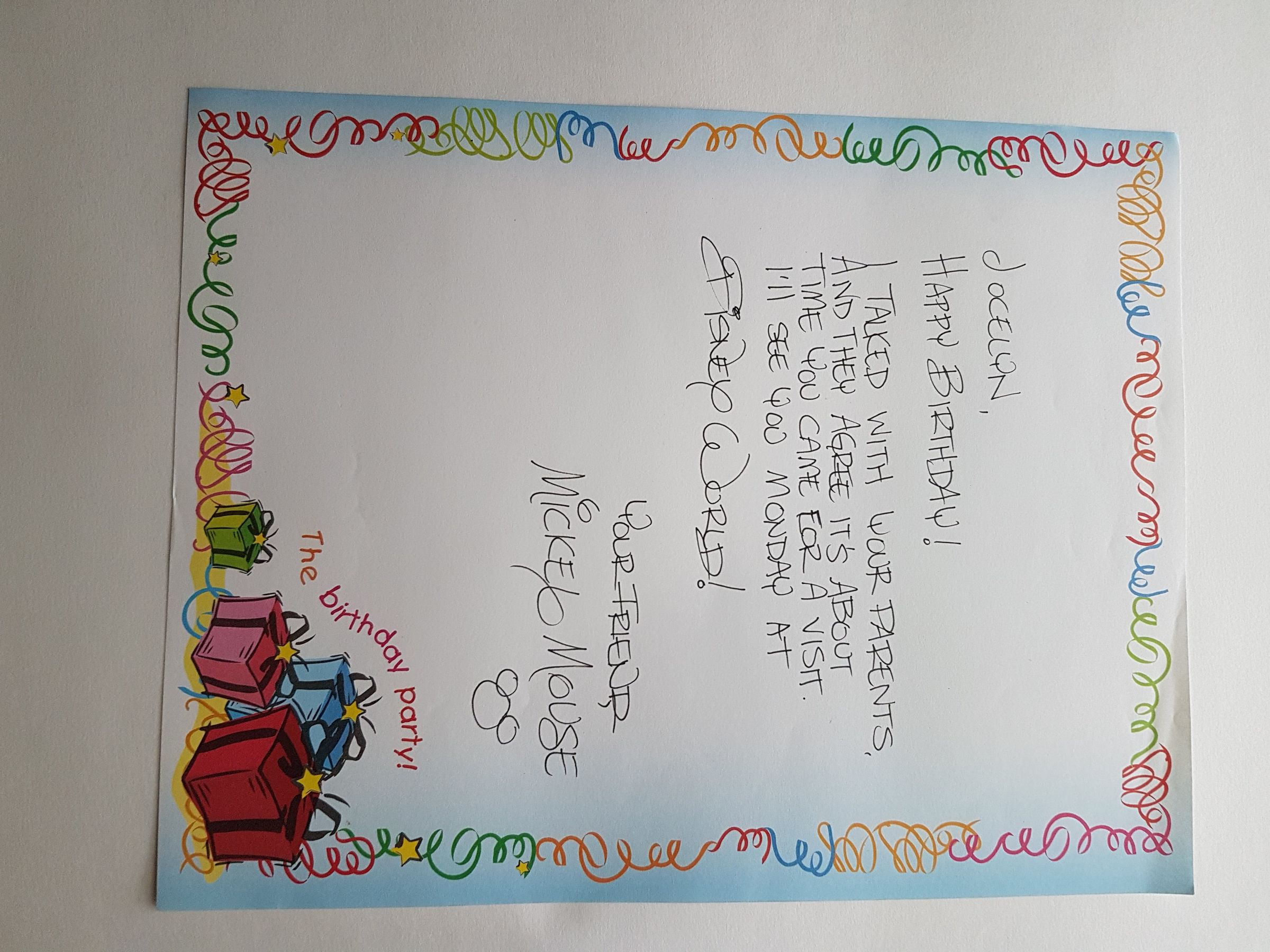 Disney Trip Reveal: Letters From Disney Characters : 8 Steps (with ...