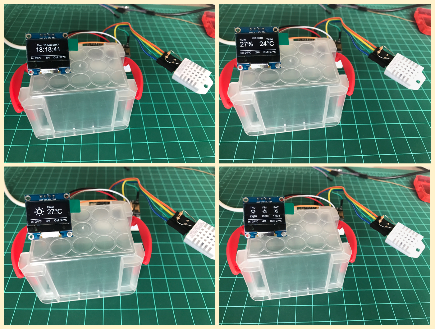 IoT Made Simple: Home Weather Station With NodeMCU and OLED : 6 Steps ...