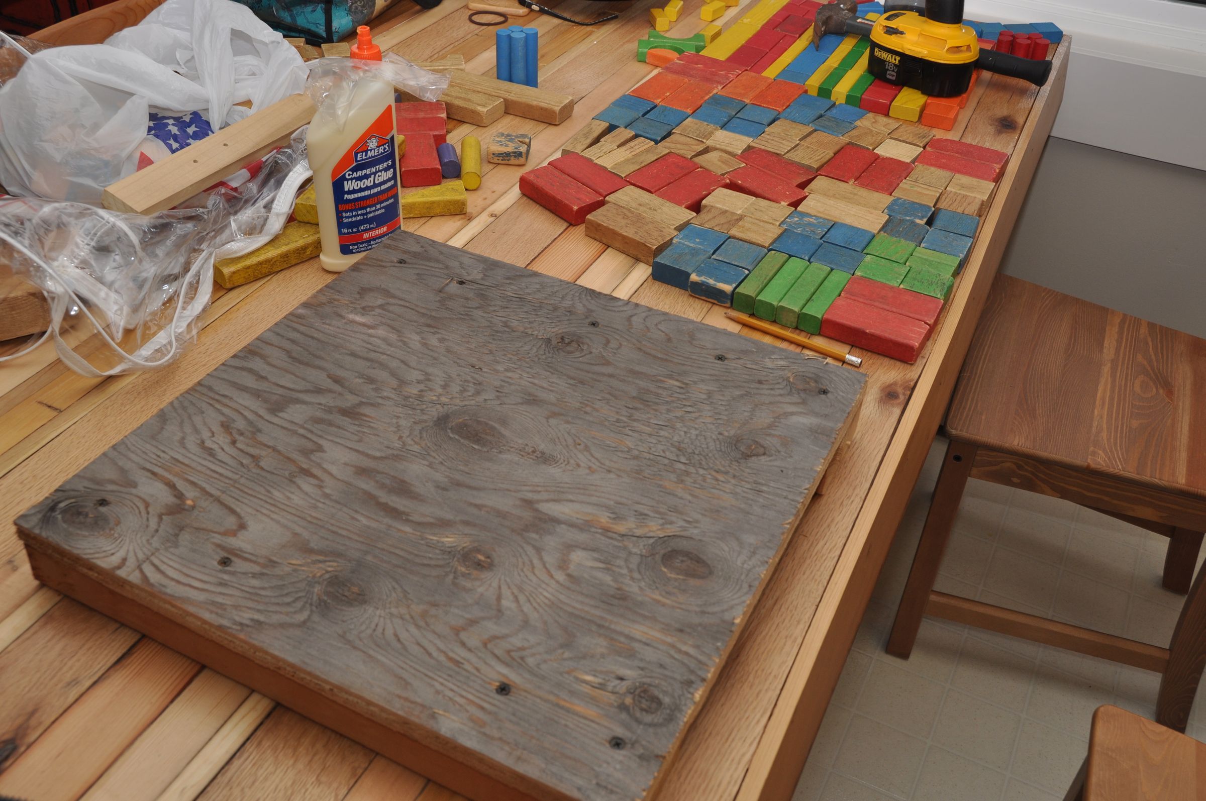 Wooden Building Block Table Top : 5 Steps (with Pictures) - Instructables