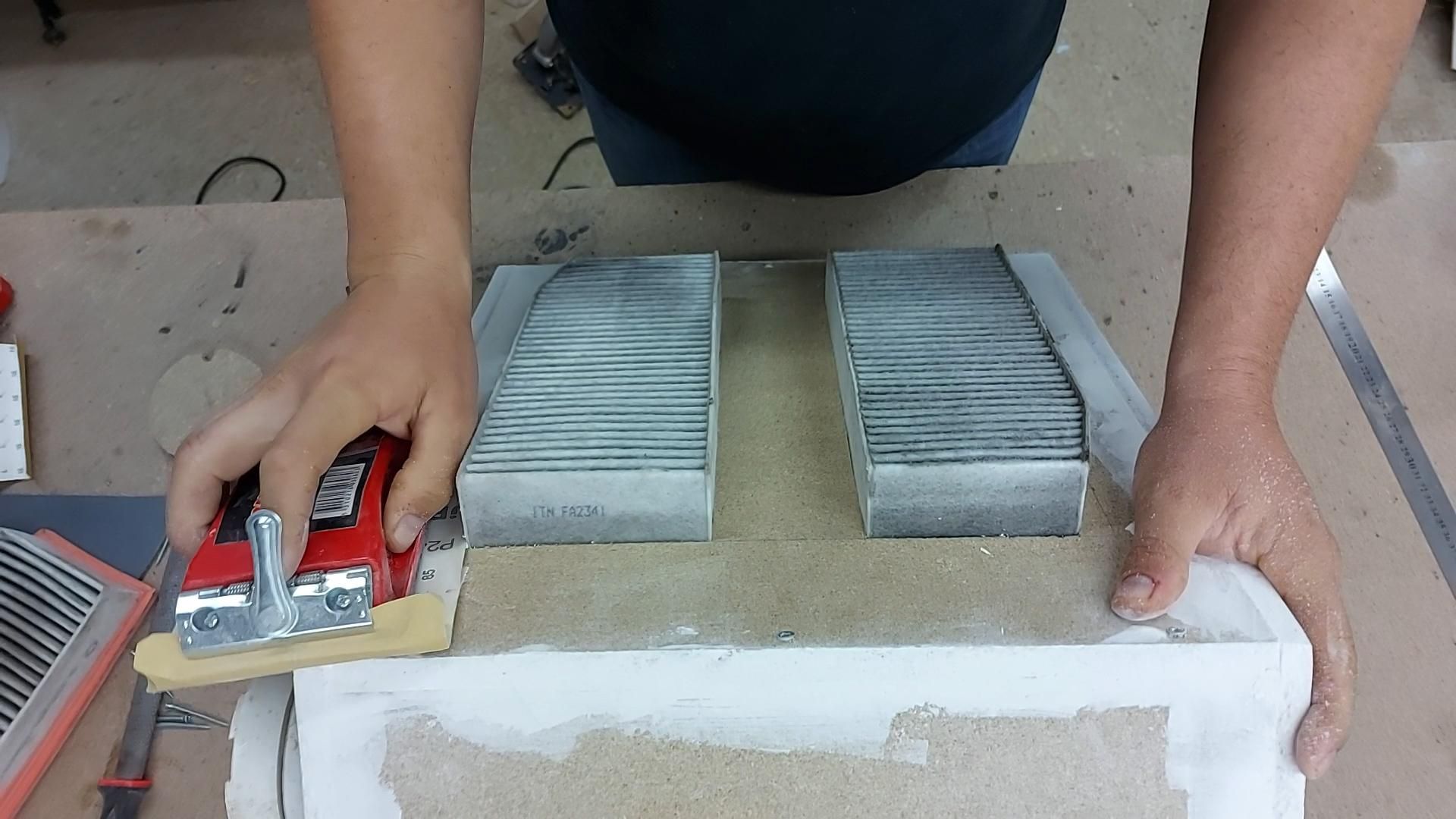 Workshop Air Filter With Old Car Filter : 11 Steps (with Pictures ...