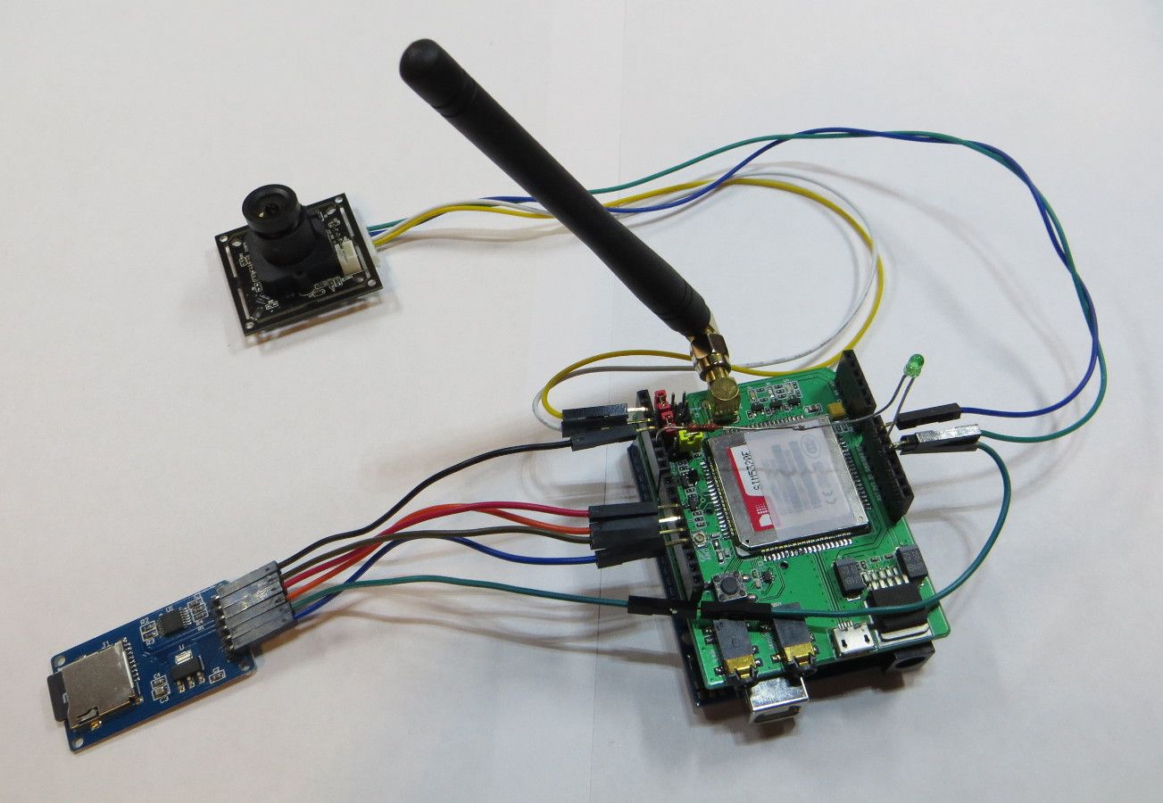Arduino Security 3G/GPRS Email Camera With Motion Detection : 4 Steps ...