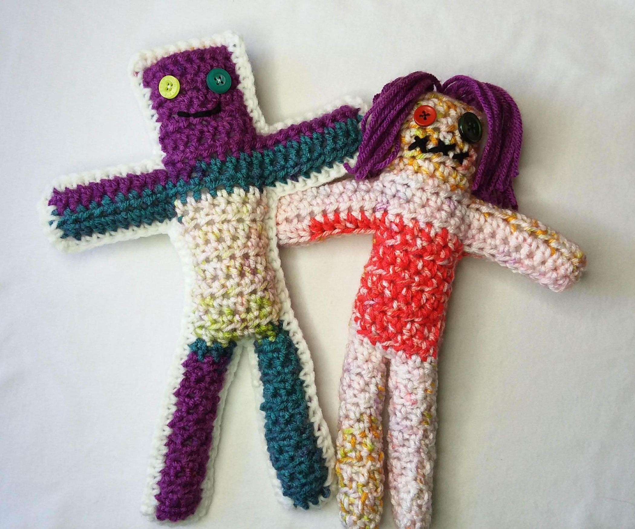 Easiest Crochet Voodoo Doll; Completely Customizable and Very Simple ...