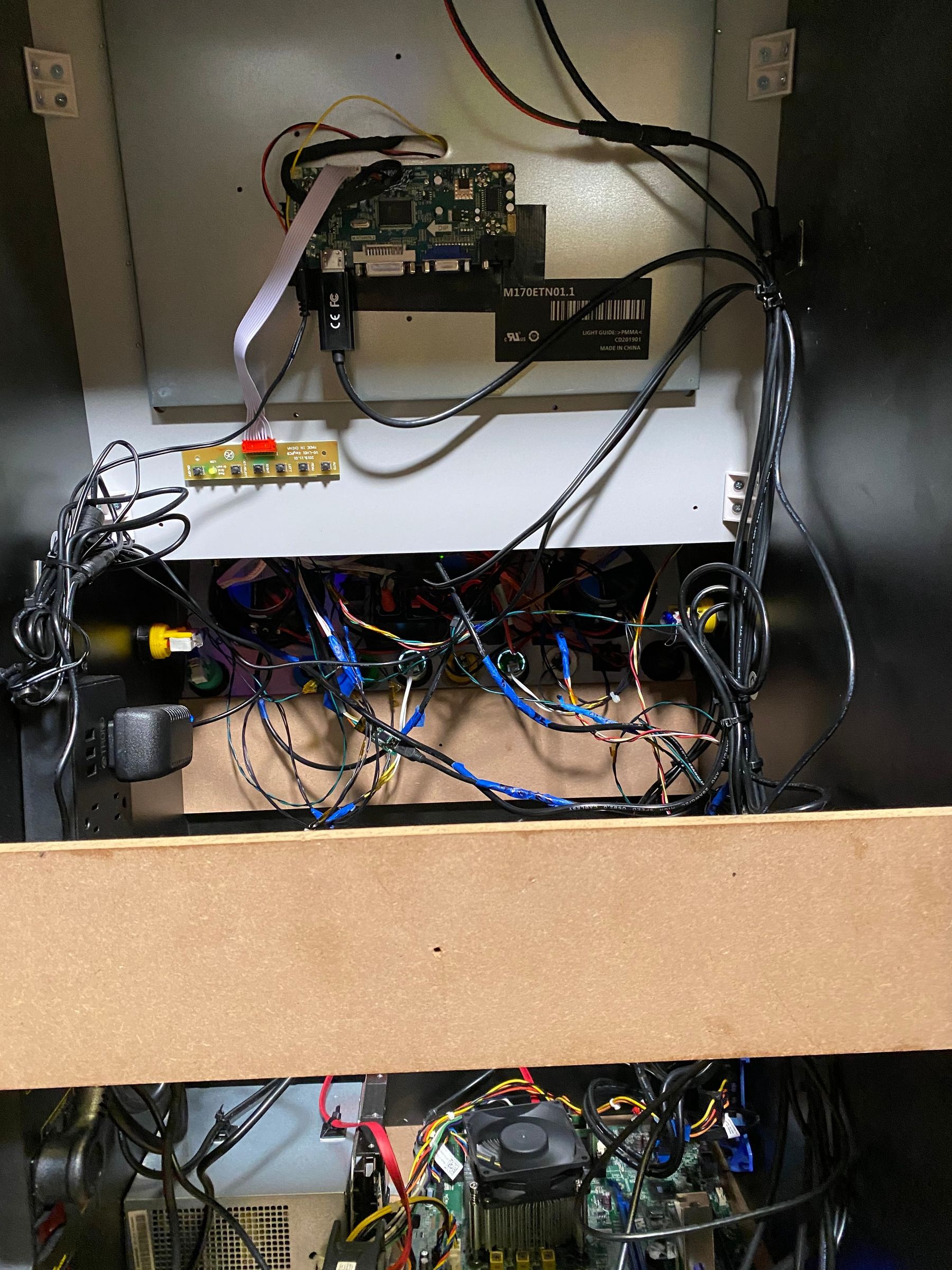 Arcade1Up Mod With LED Marquee and Sub-Displays : 9 Steps (with ...