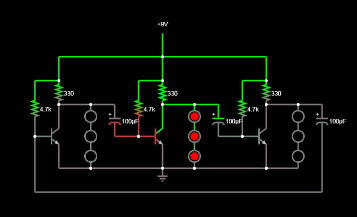 LED Chaser Circuit Without IC : 8 Steps (with Pictures) - Instructables