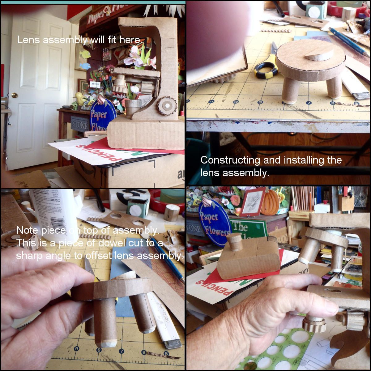 Make a Cardboard Binocular Microscope : 7 Steps (with Pictures ...