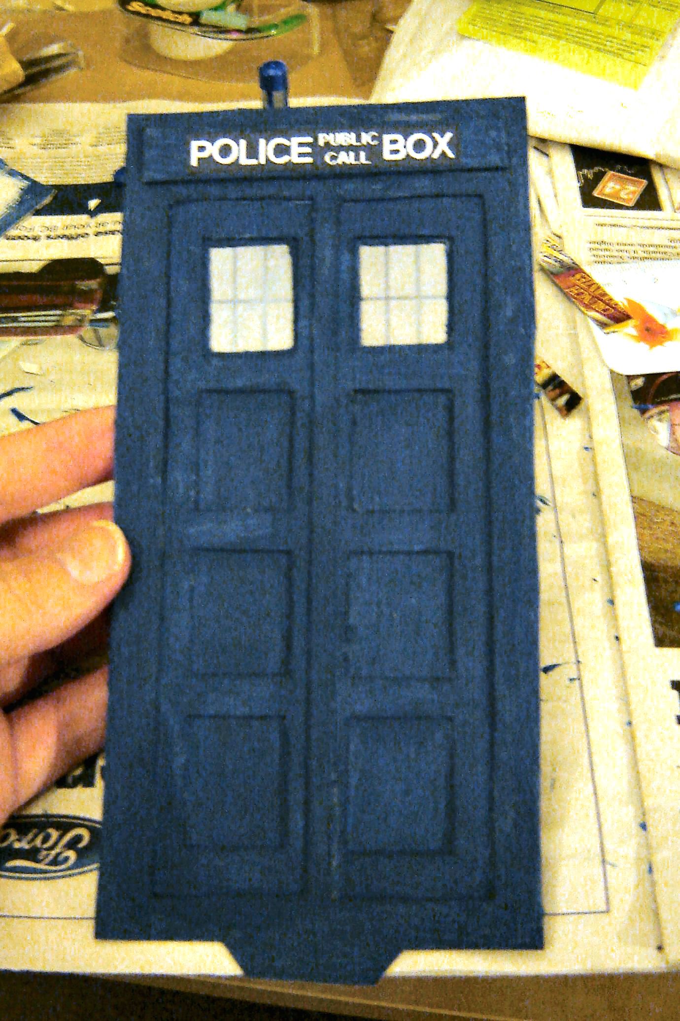 How to Make a TARDIS Model : 10 Steps (with Pictures) - Instructables