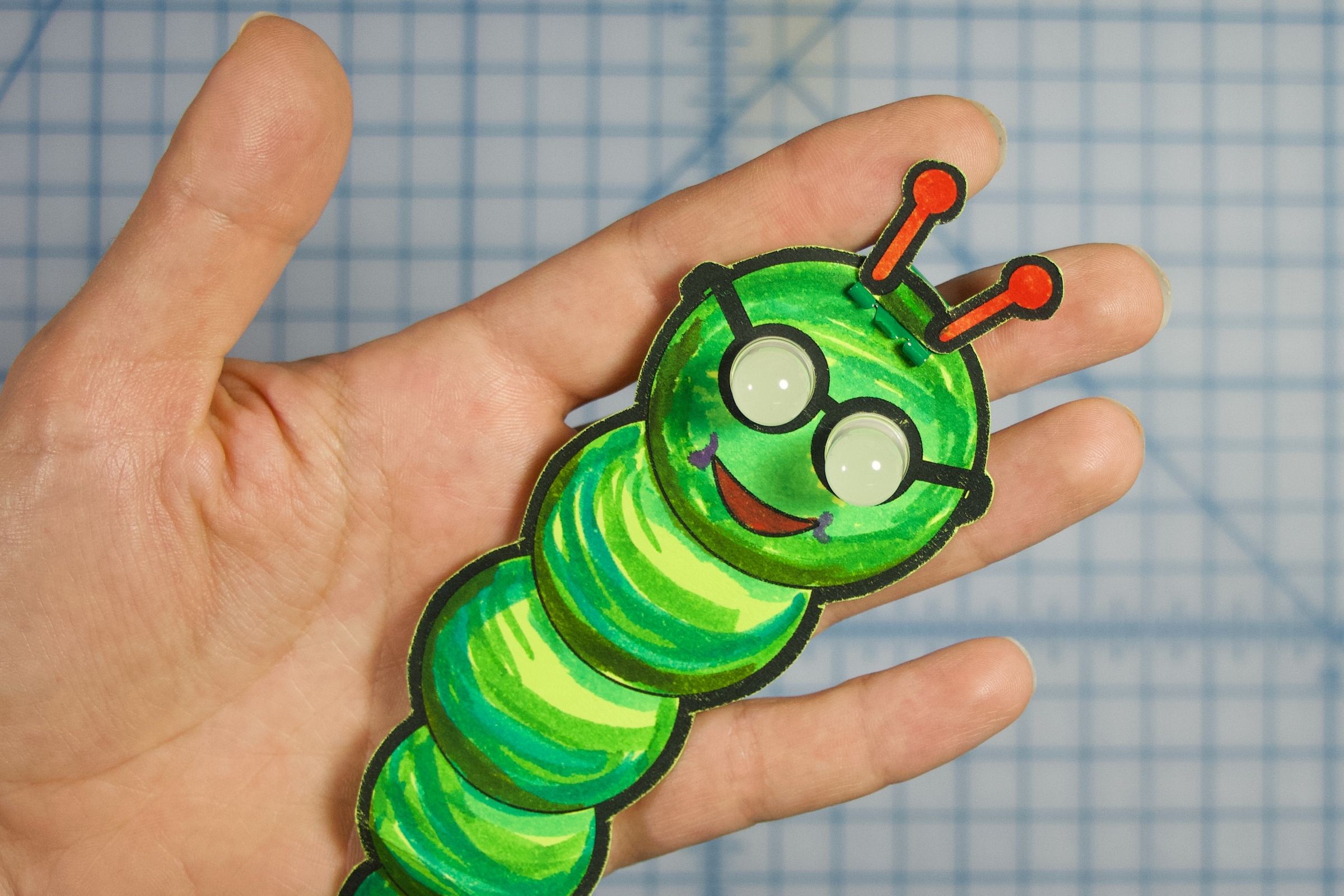 BookWorm Light-Up Book Light and Bookmark : 13 Steps (with Pictures ...