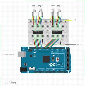 Ambilight, 4-channels [Arduino Mega2560] : 5 Steps (with Pictures) - Instructables