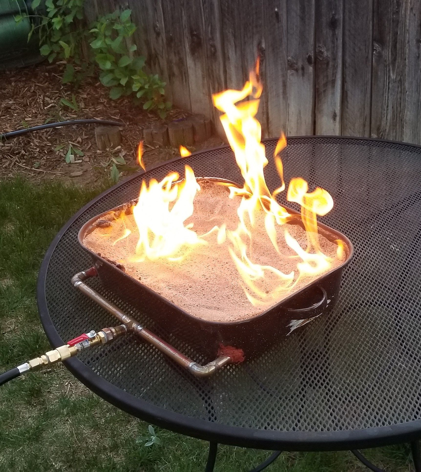 Fire Snakes in Liquid Sand Gas Fire! : 8 Steps (with Pictures ...