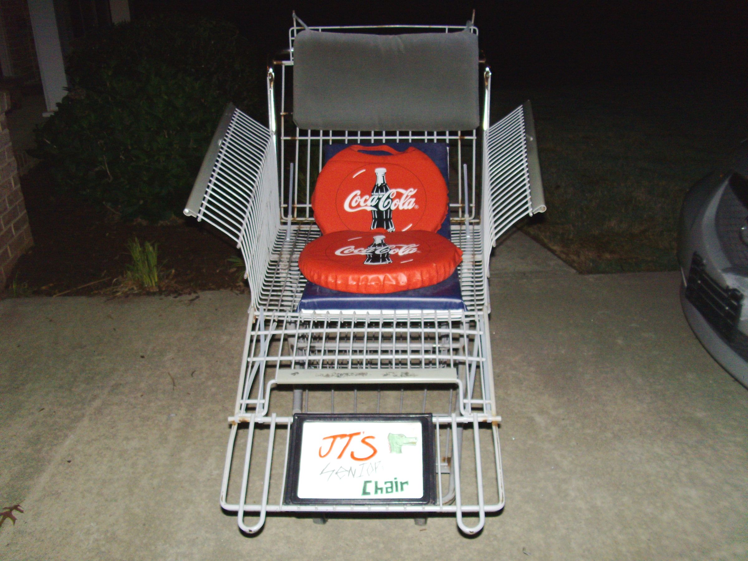 TURN a SHOPPING CART INTO a CHAIR : 8 Steps (with Pictures) - Instructables