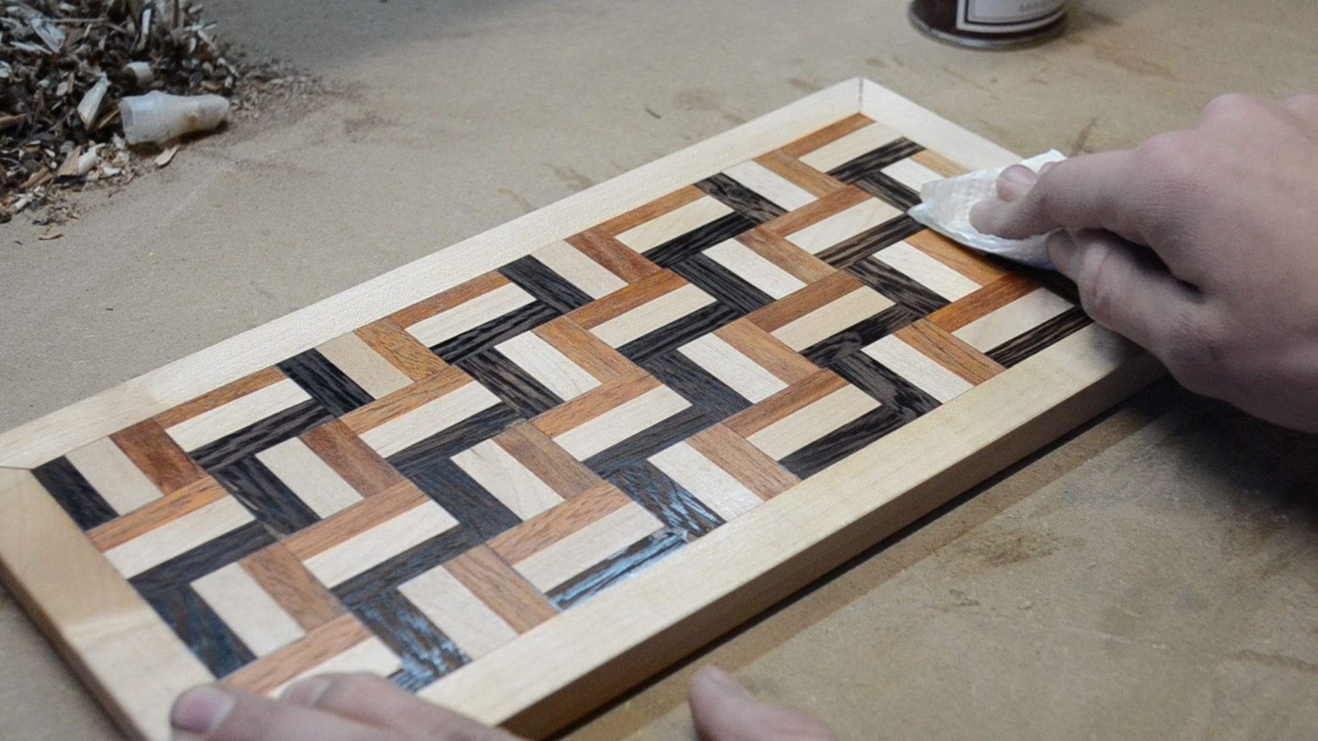 Handcrafted 100-piece Segmented Cutting Board! : 13 Steps (with ...
