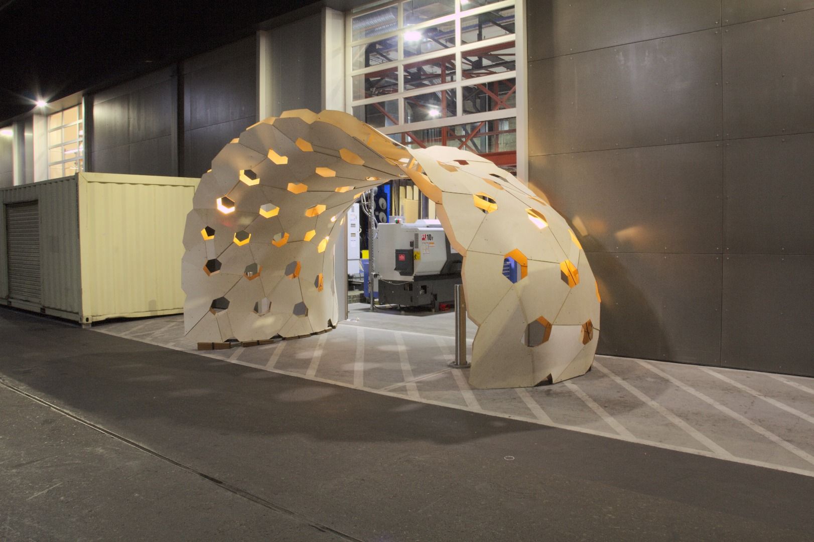 Design and Fabrication of a Bending-Active Pavilion : 8 Steps (with ...