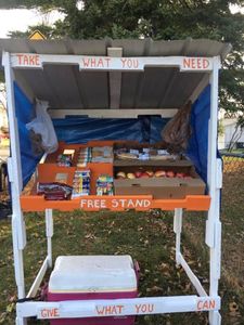 Neighborhood Free Food Stand Made From Pallets : 17 Steps (with ...