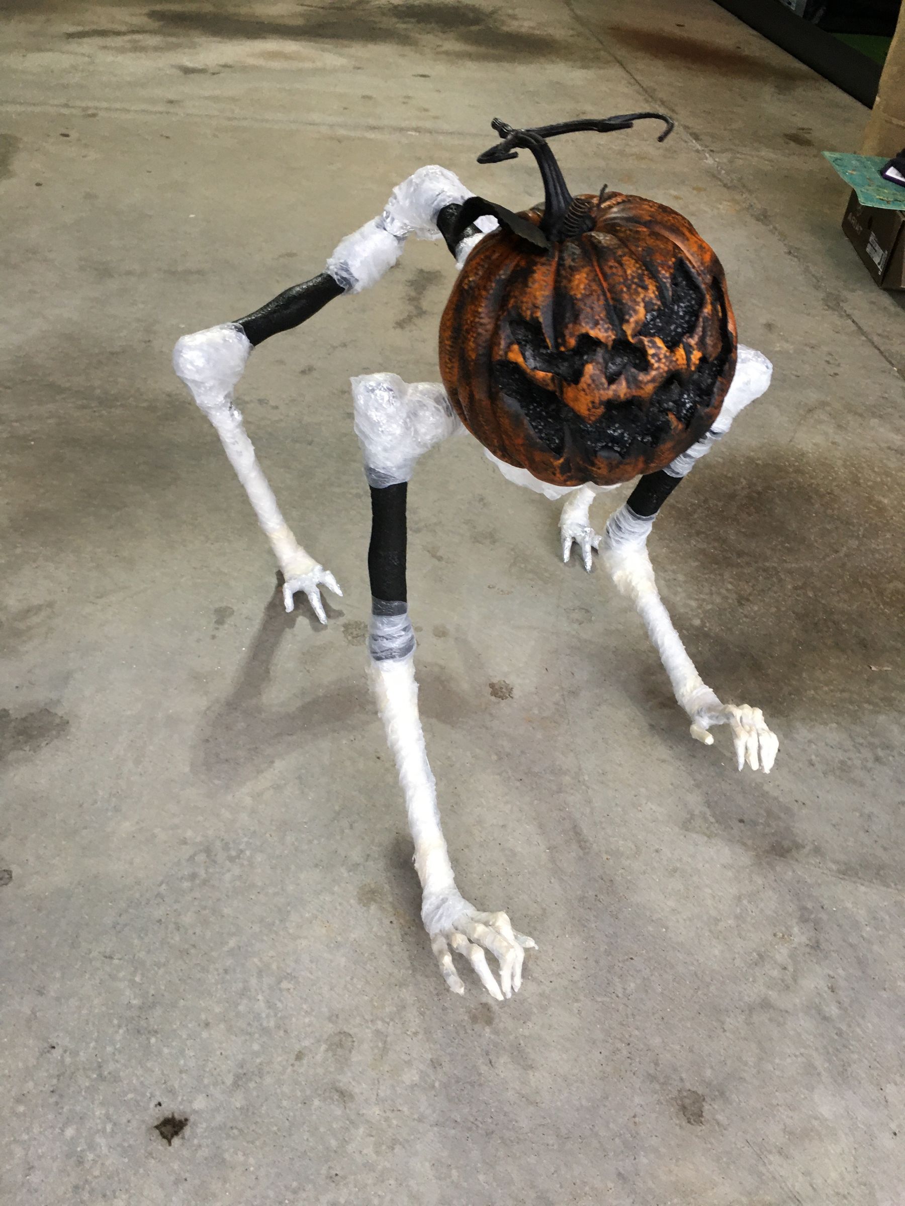 Halloween Pumpkin Creeper : 5 Steps (with Pictures) - Instructables