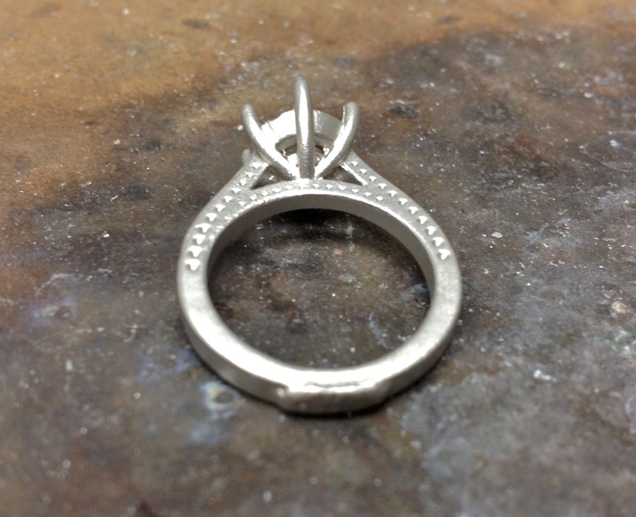 Custom Platinum Engagement Ring- From CAD to Finish : 15 Steps ...