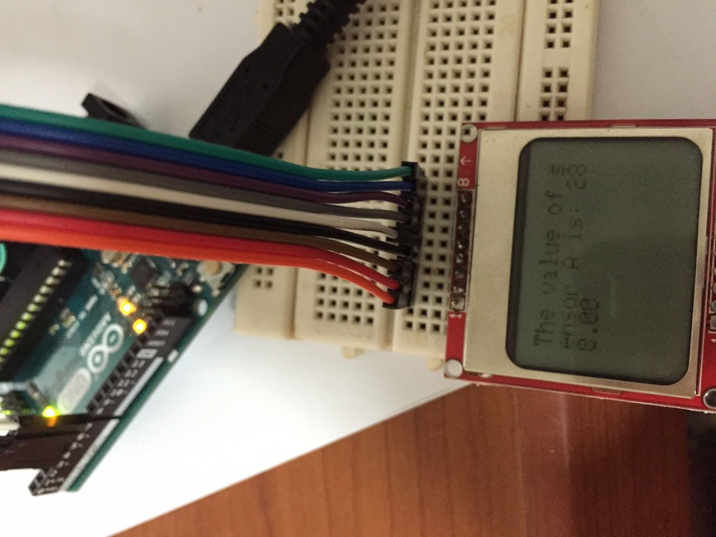 Display Live Arduino Sensor Readings on a Nokia 5110 LCD : 4 Steps ...