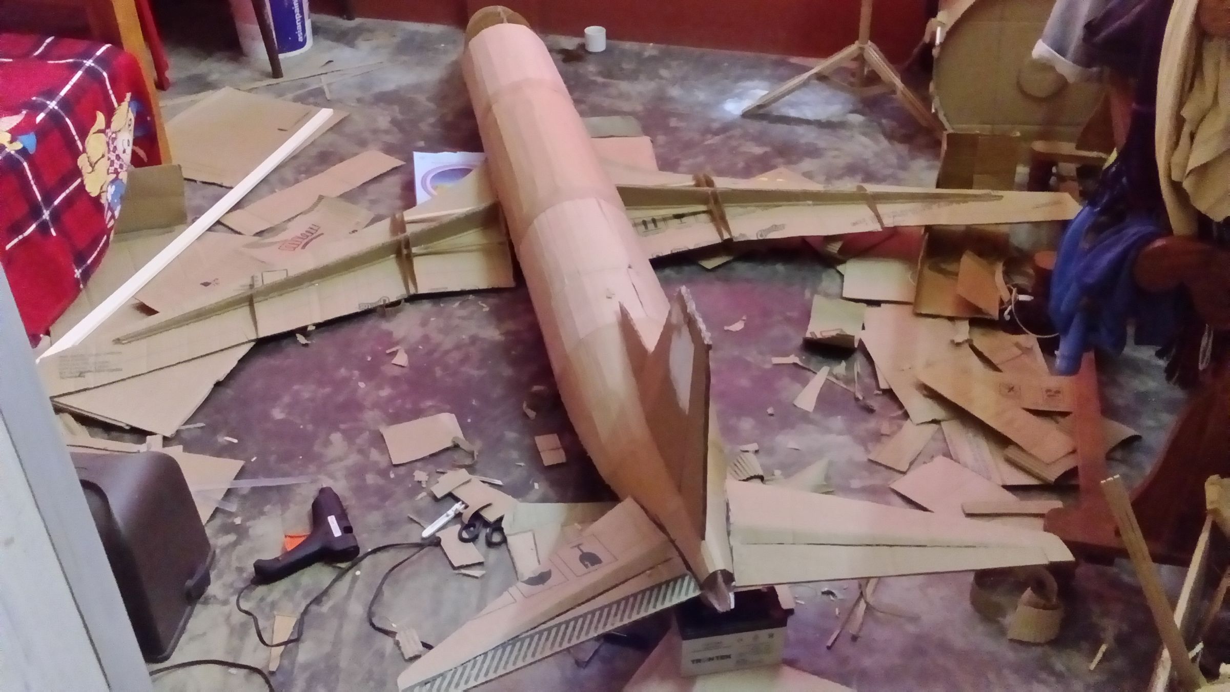 Boeing 737-800 Build Out of CARDBOARD : 9 Steps (with Pictures ...