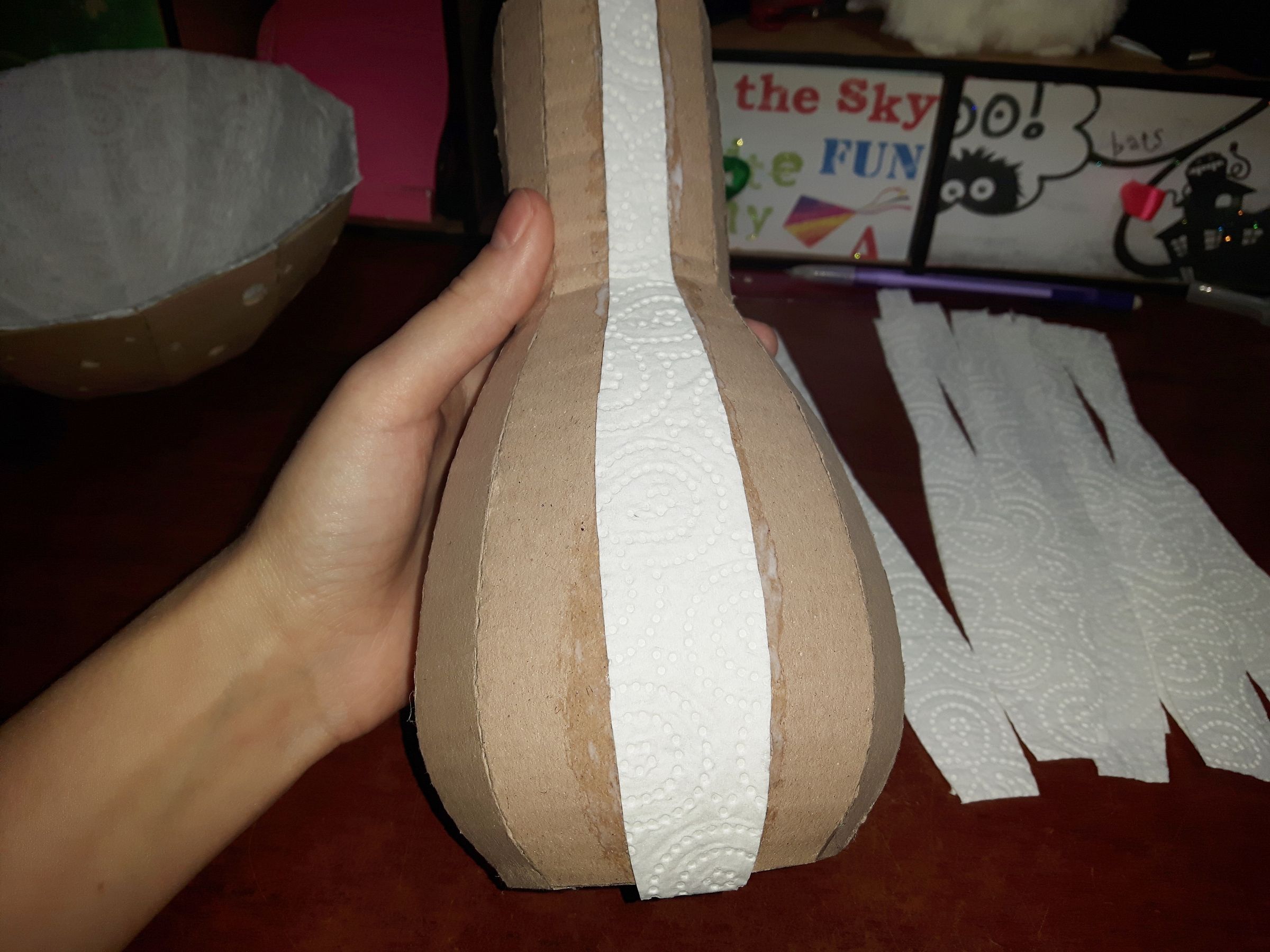 Cardboard Magic Mushroom Lamp : 11 Steps (with Pictures) - Instructables