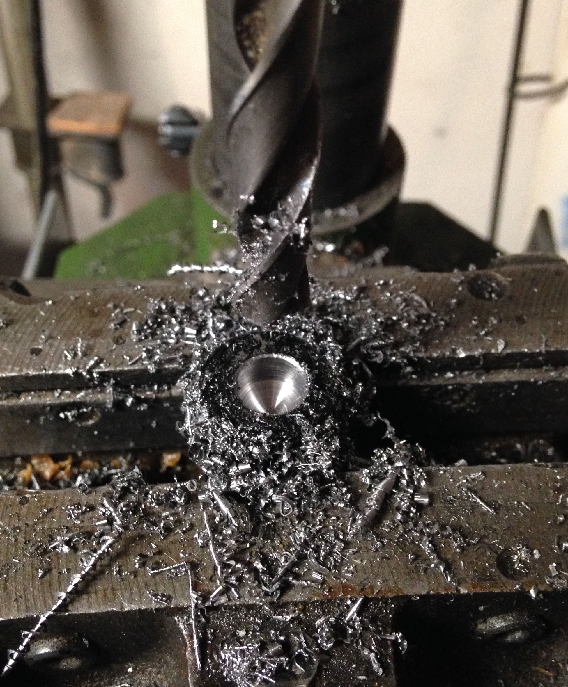 Make Center Drilling of a Rod Easy : 6 Steps (with Pictures ...