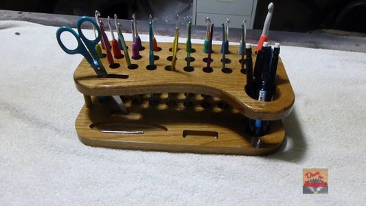 Wooden Crochet Hook Holder : 10 Steps (with Pictures) - Instructables