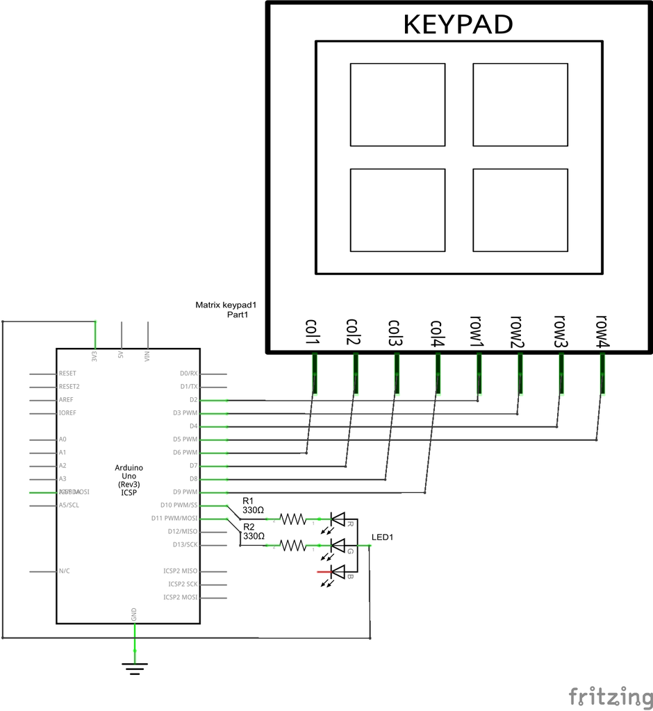 Interfacing Keypad With Arduino Unique Method 7 Steps With Pictures Instructables