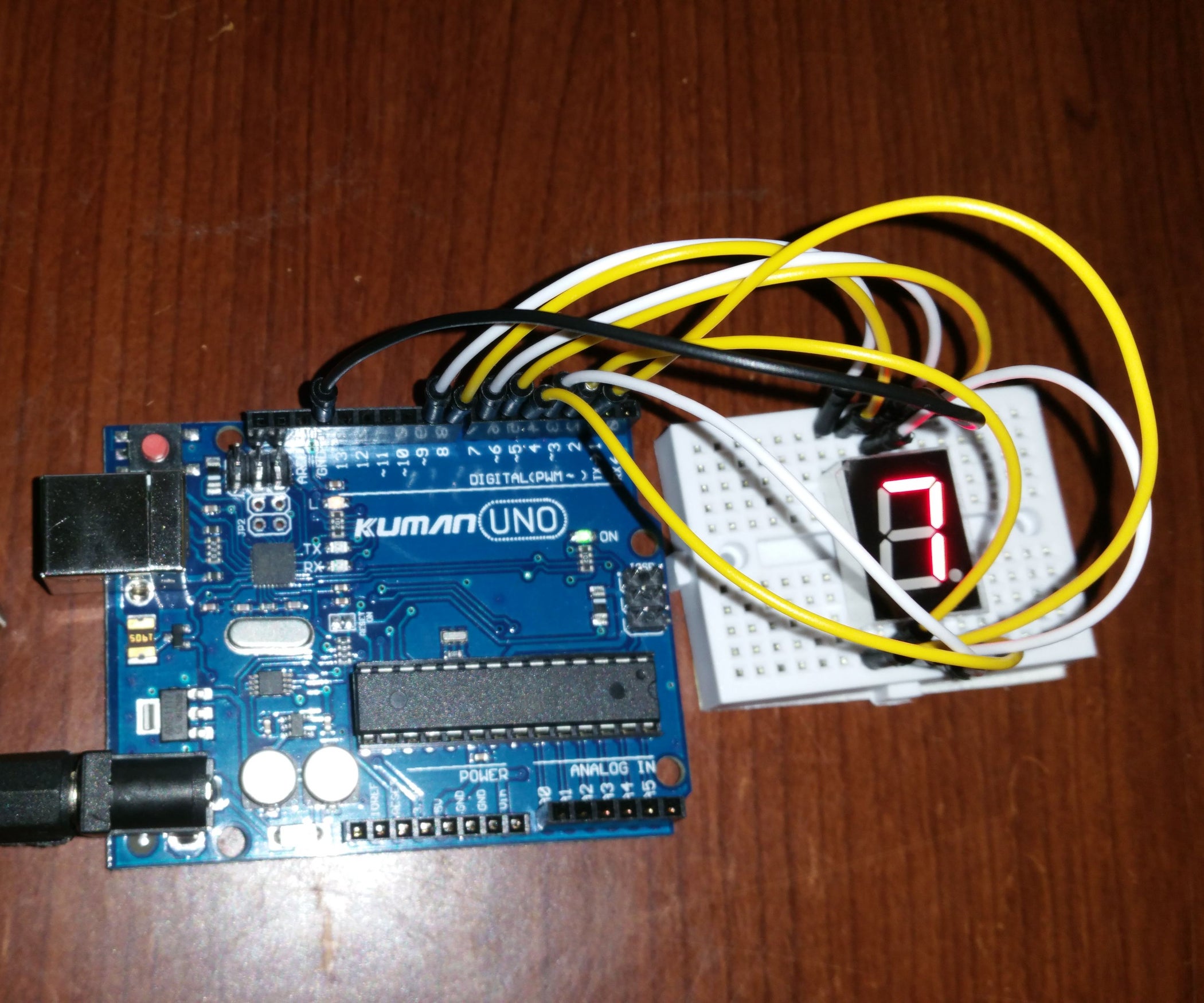 7 Segment Display Counter 3 Steps Instructables