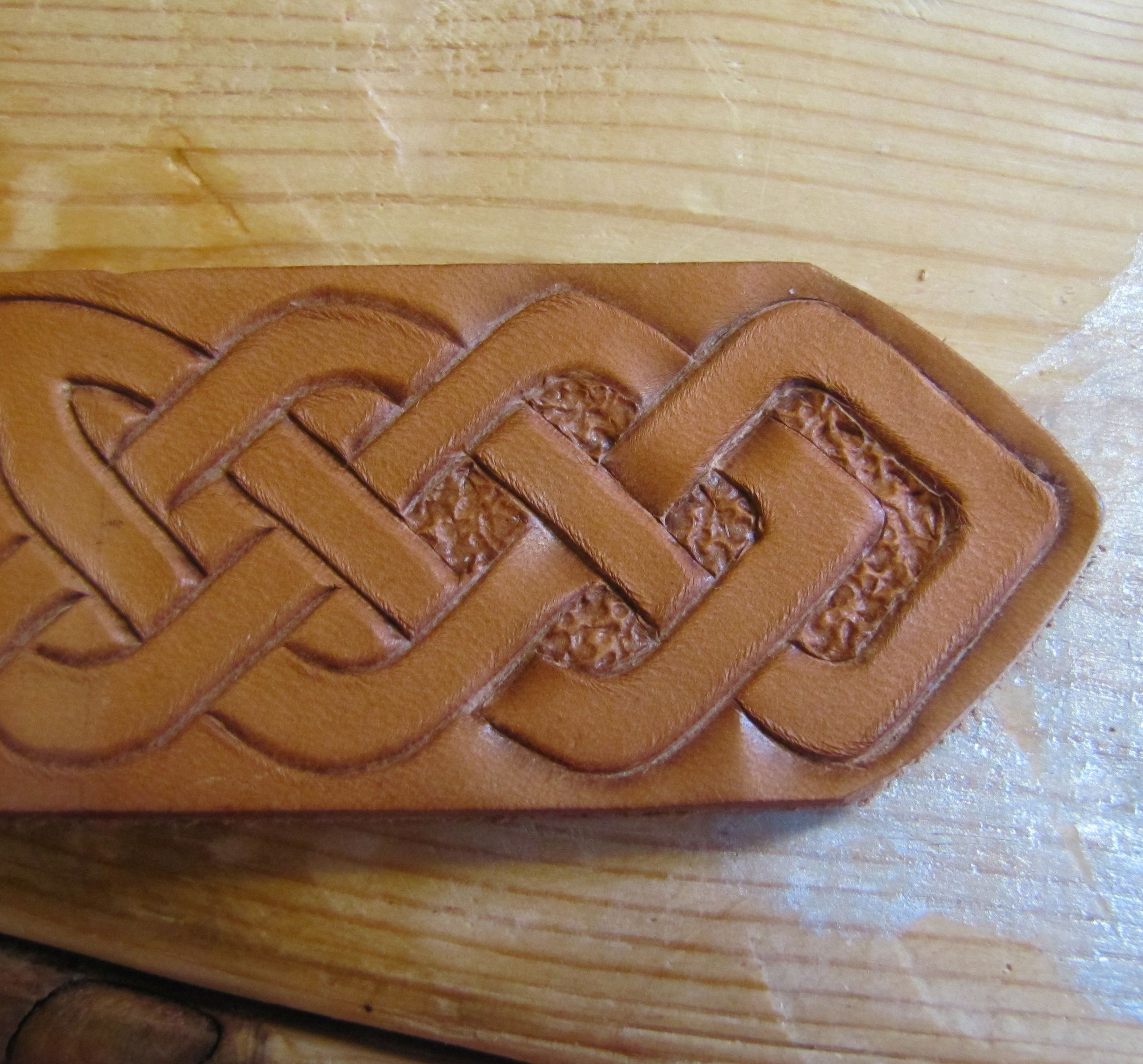 Design and Make Celtic Knotwork Leather Belt : 4 Steps (with Pictures ...