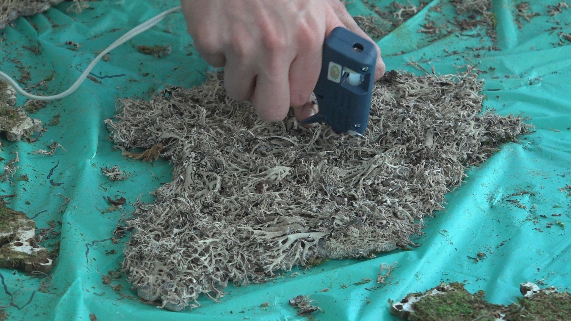 Floating World Backlit Moss Map With Arduino Fiber Optic LED Cities ...