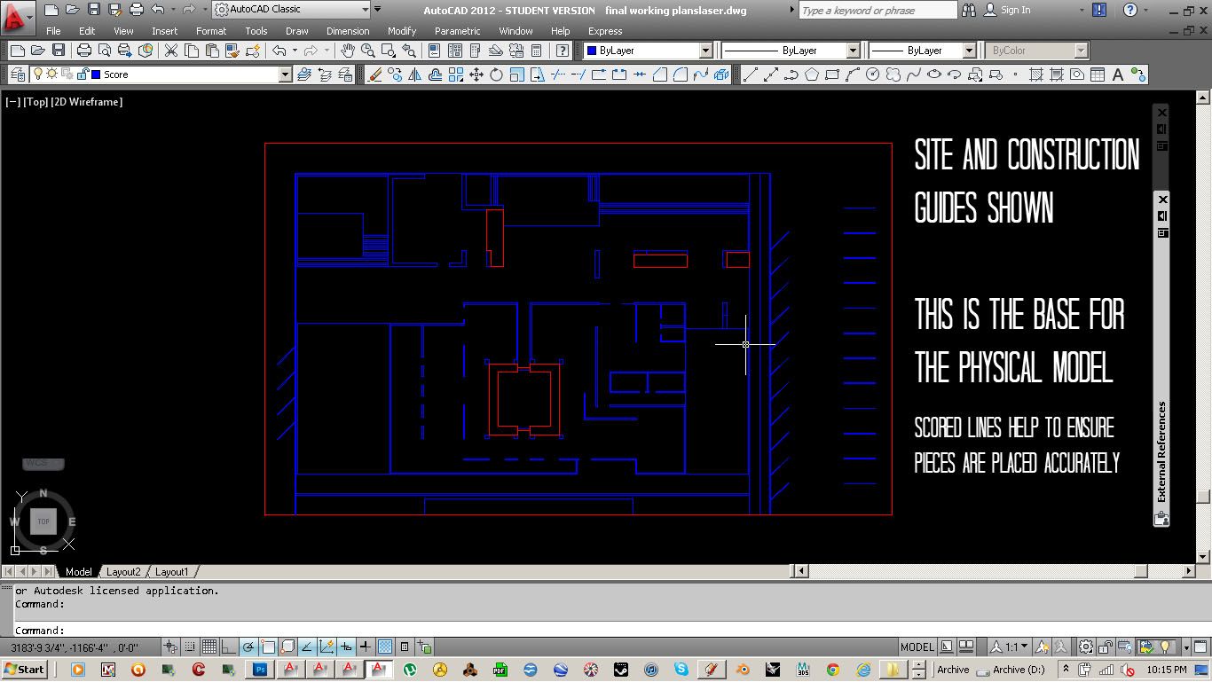 Architectural Model Making Using a Laser Cutter : 7 Steps (with ...