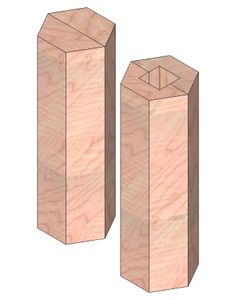 Easy Hexagonal Wood Post From a 2 by 4 : 3 Steps (with Pictures ...